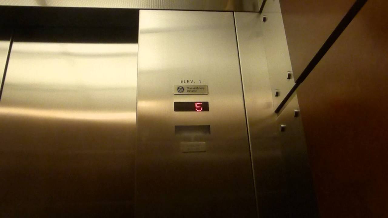 Thyssenkrupp Traction Elevators At Hall Office Park Building 2591 - YouTube