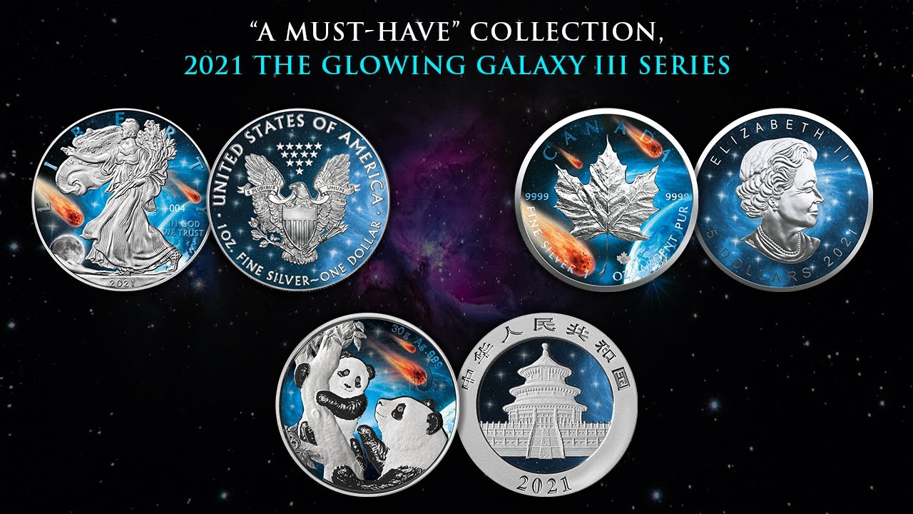 2021 Glowing Galaxy III Silver BU Coin Series - YouTube