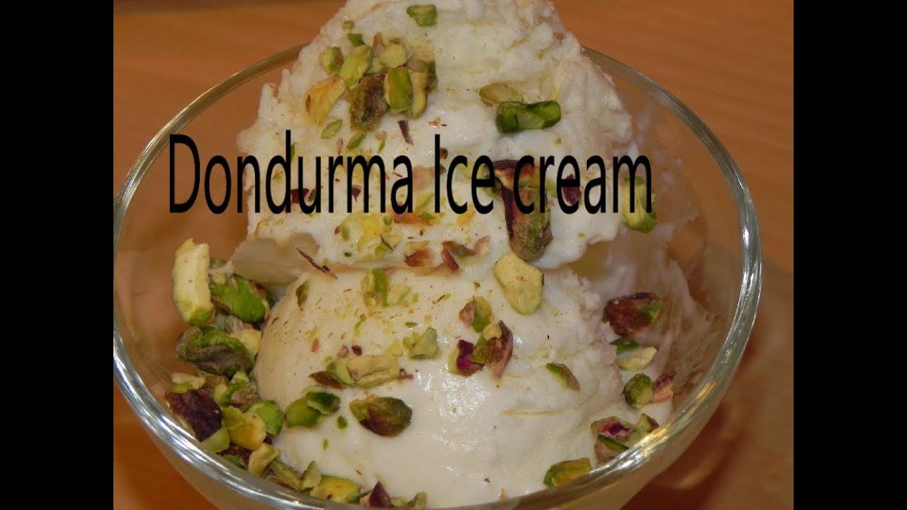 Dondurma Ice Cream | Easy Recipes | بوظة عربية - YouTube