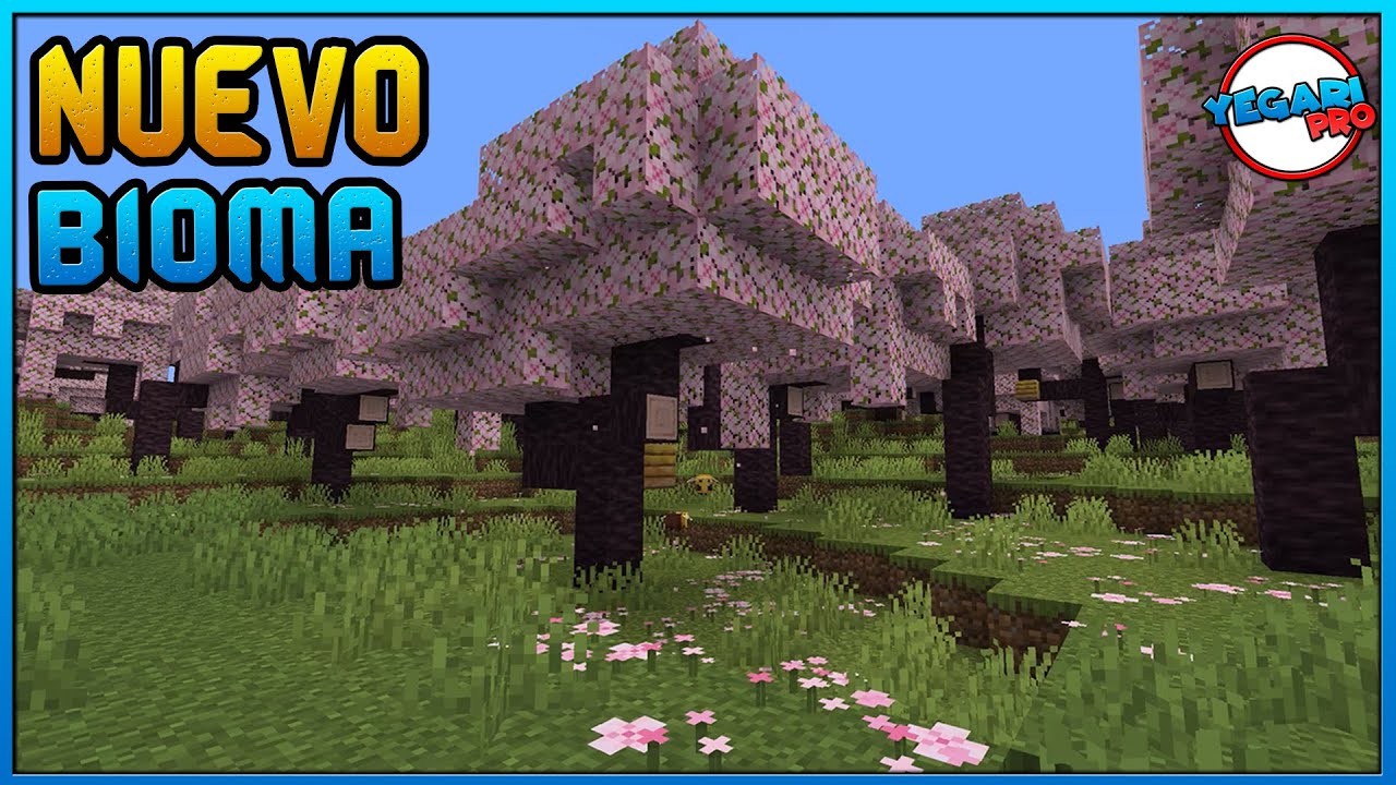 Nuevo biomas y plantas en minecraft 1.20 - YouTube
