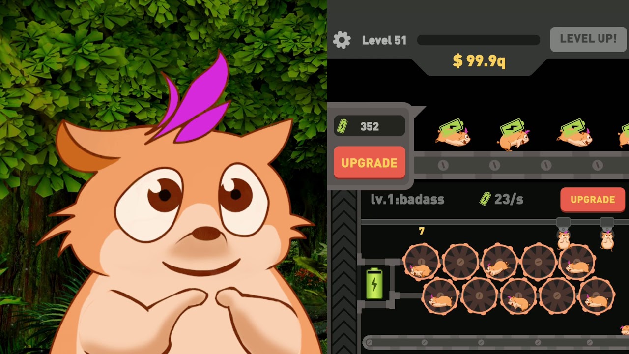 Hamster power plant - YouTube