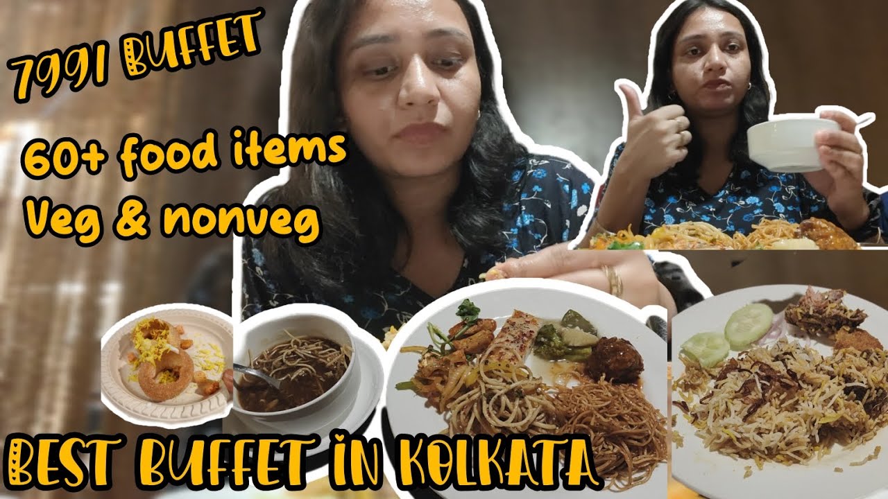 Best Buffet In kolkata| 60+ Food items 😳| Unlimited Buffet only 799/💸 The Stadel Hotel |3 Star ...