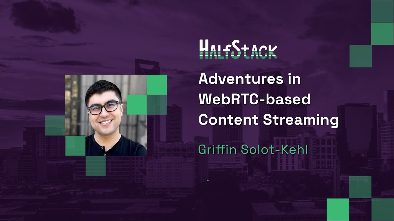 Adventures in WebRTC-based Content Streaming | HalfStack Charlotte 2023 - YouTube