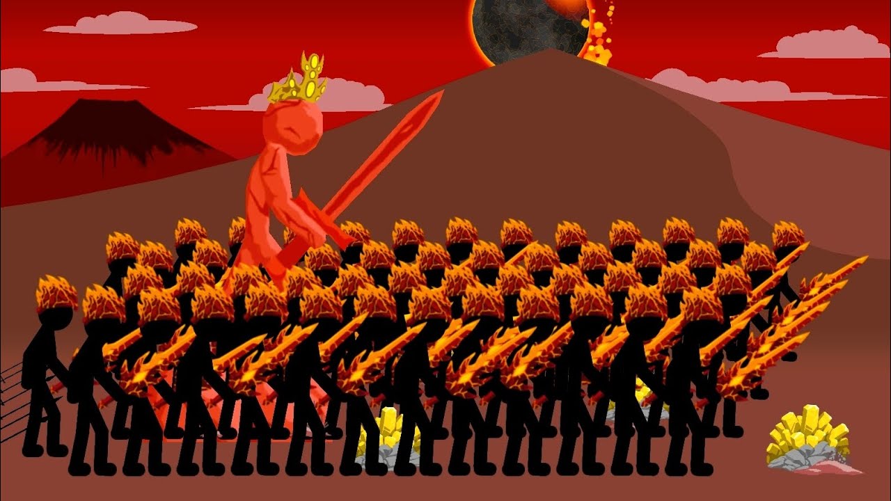 x50 Swordwrath Lava Vs All Stick War Legacy Units. - YouTube