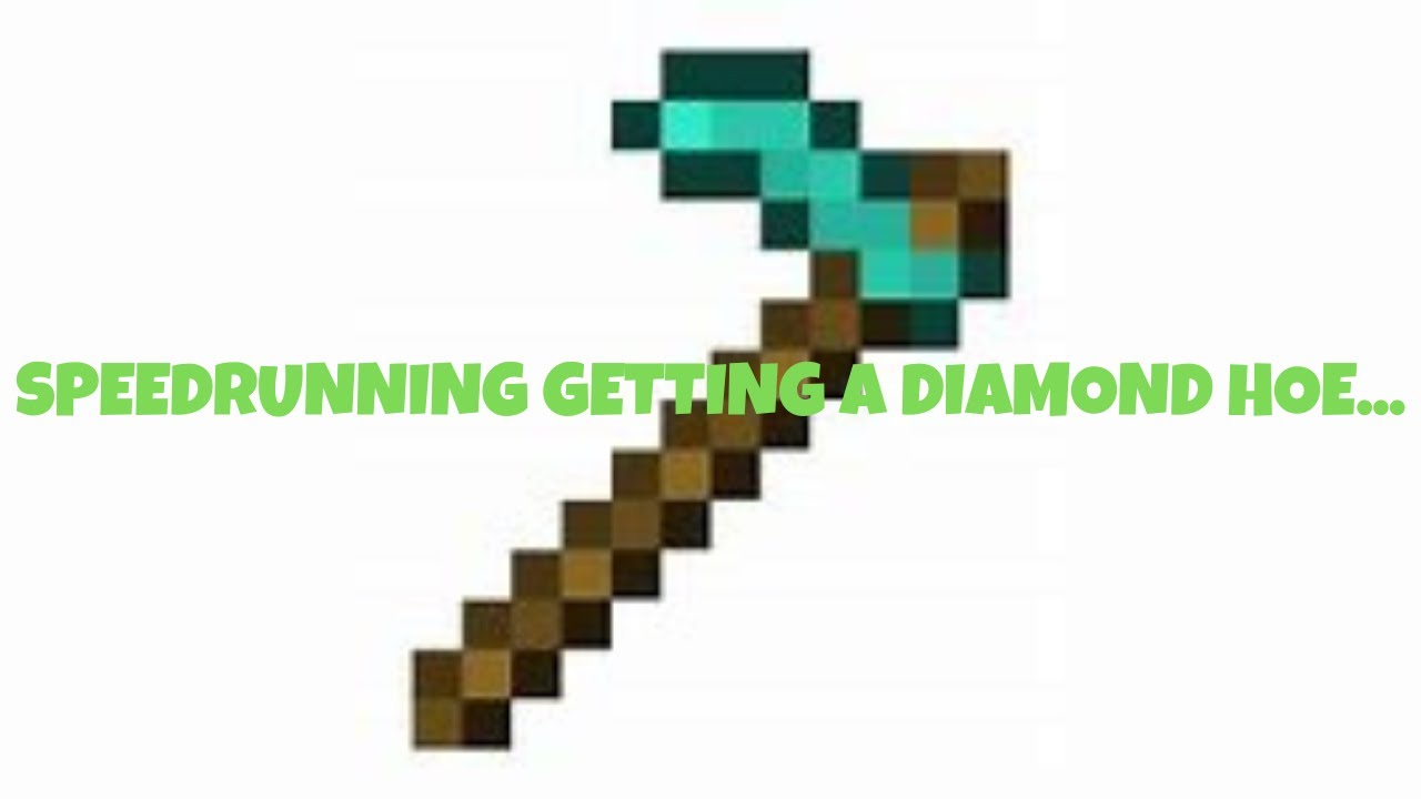 So I SPEEDRUN getting a diamond hoe in MINECRAFT... (MEME CHALLENGE ...