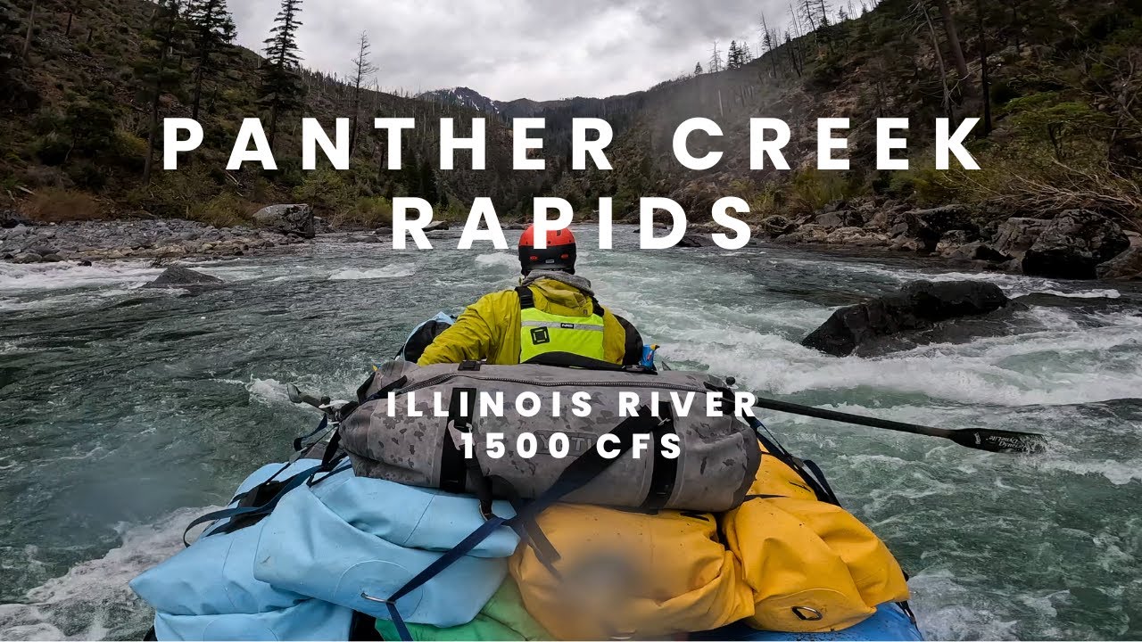 Rowing Panther Creek Rapids on the Illinois River at 1500 CFS - YouTube