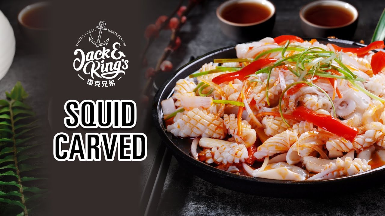 Jack & King's Squid Carved - YouTube