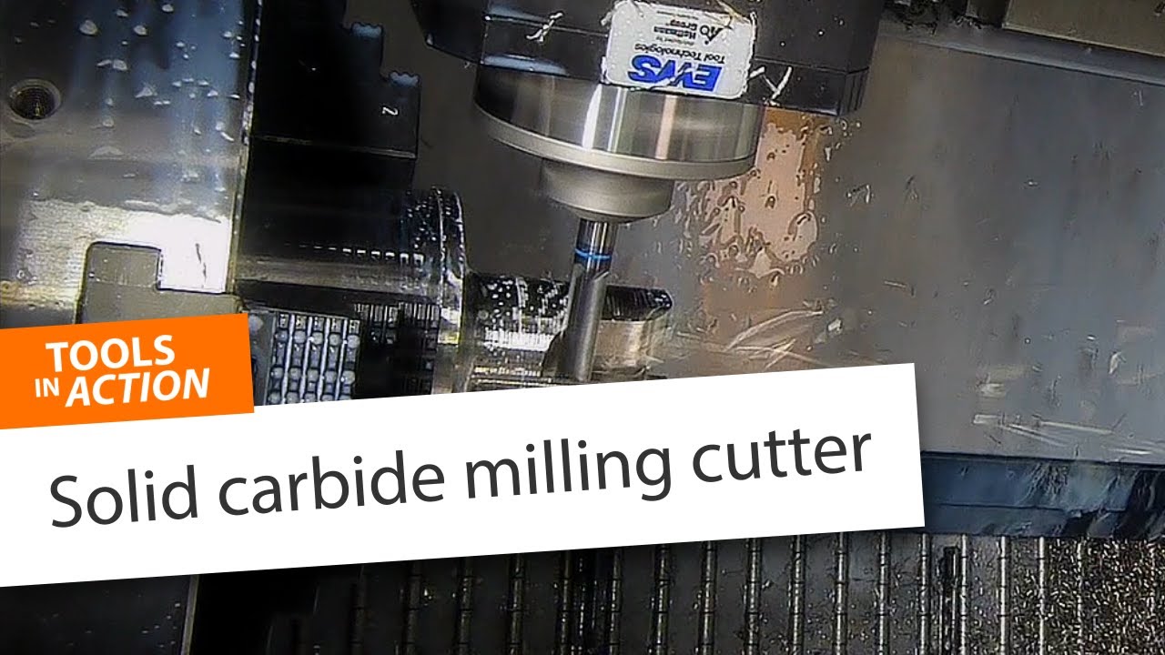 GARANT Solid carbide milling cutter TPC in action - YouTube