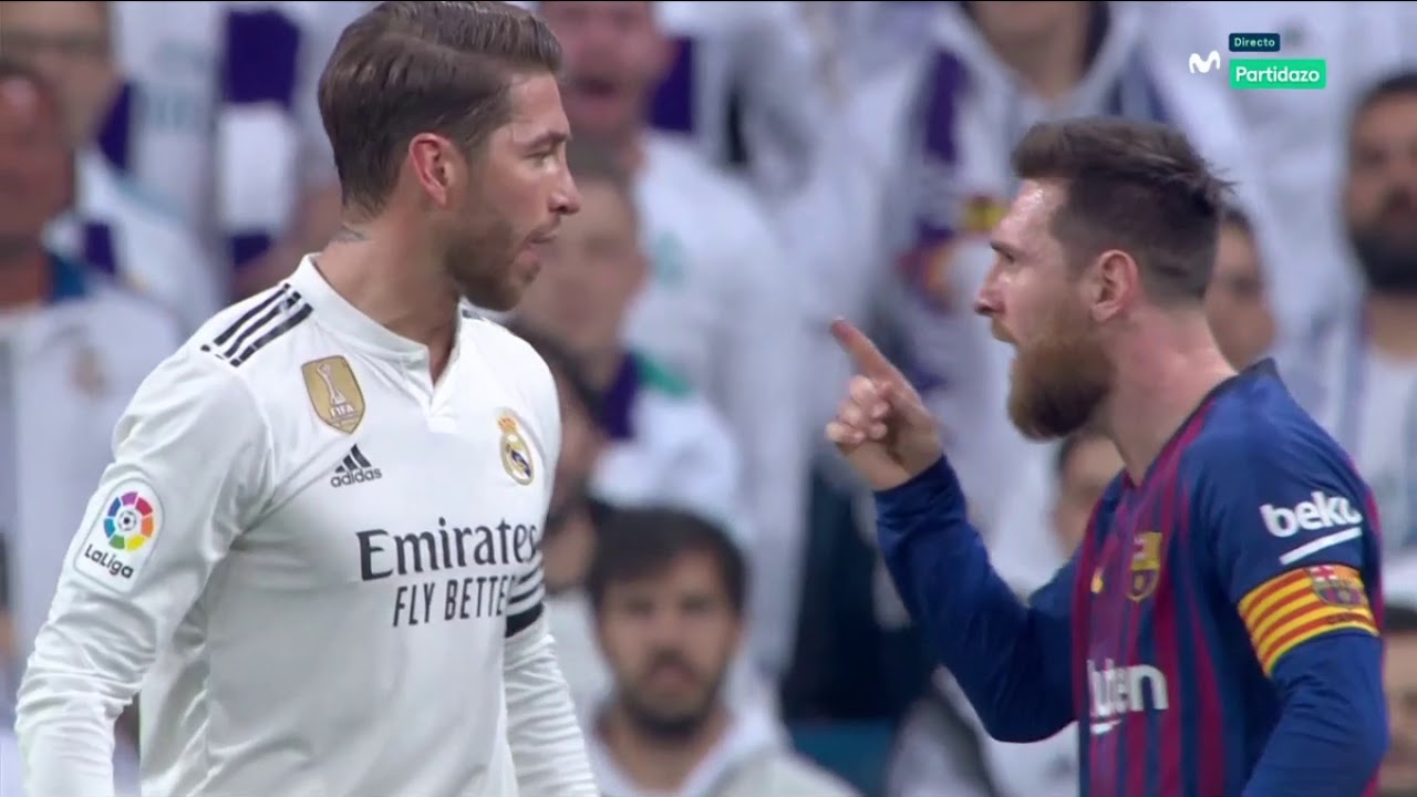 Sergio Ramos fouls Lionel Messi | Realmadrid vs Barcelona 03-03-2019 HD ...