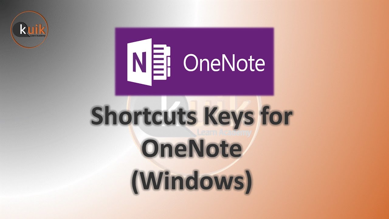 Shortcuts Keys For OneNote YouTube shortcuts-keys-for-onenote-youtube