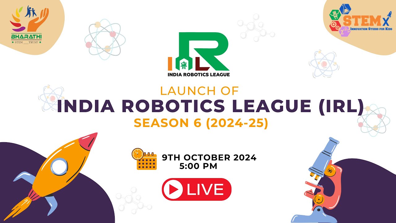 Launch Of India Robotics League ( IRL Season 6) - YouTube