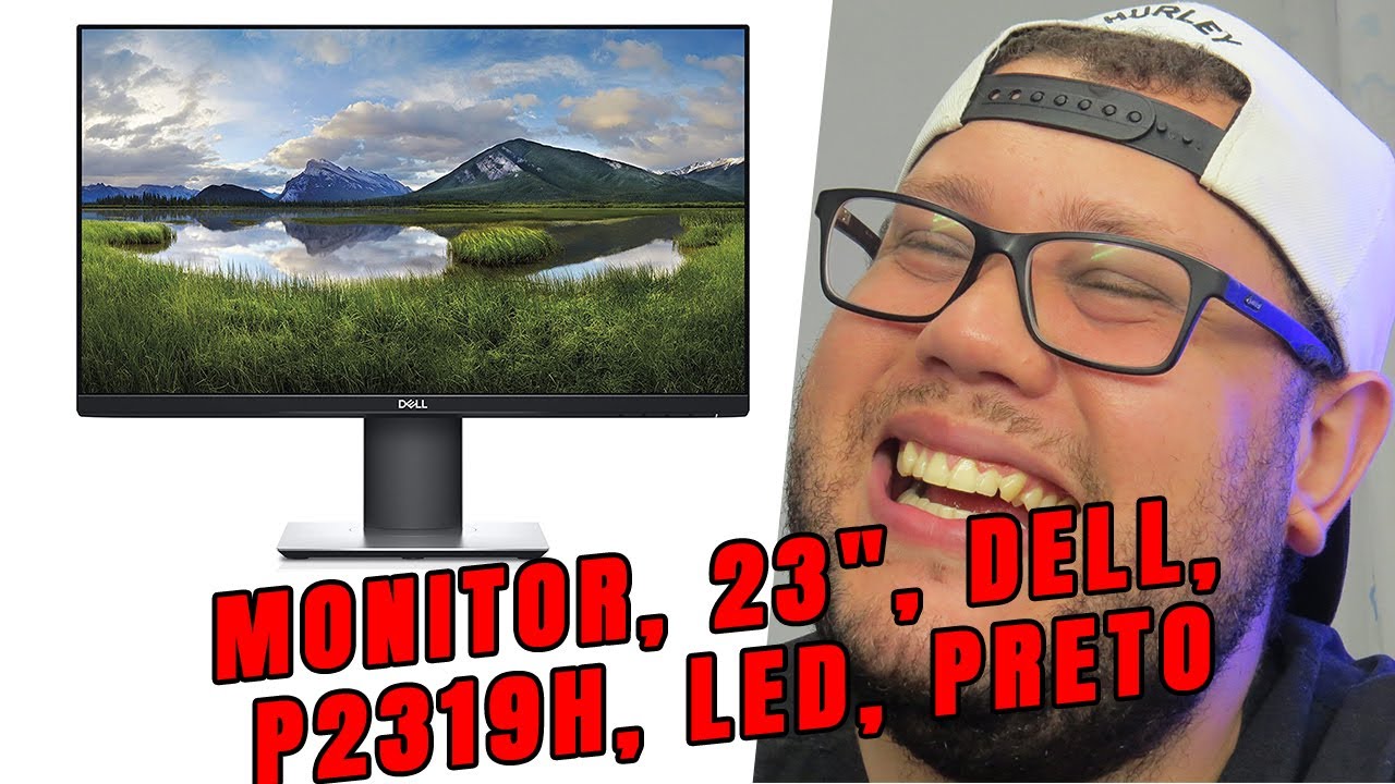 Monitor, 23", Dell, P2319H, LED, Preto - YouTube
