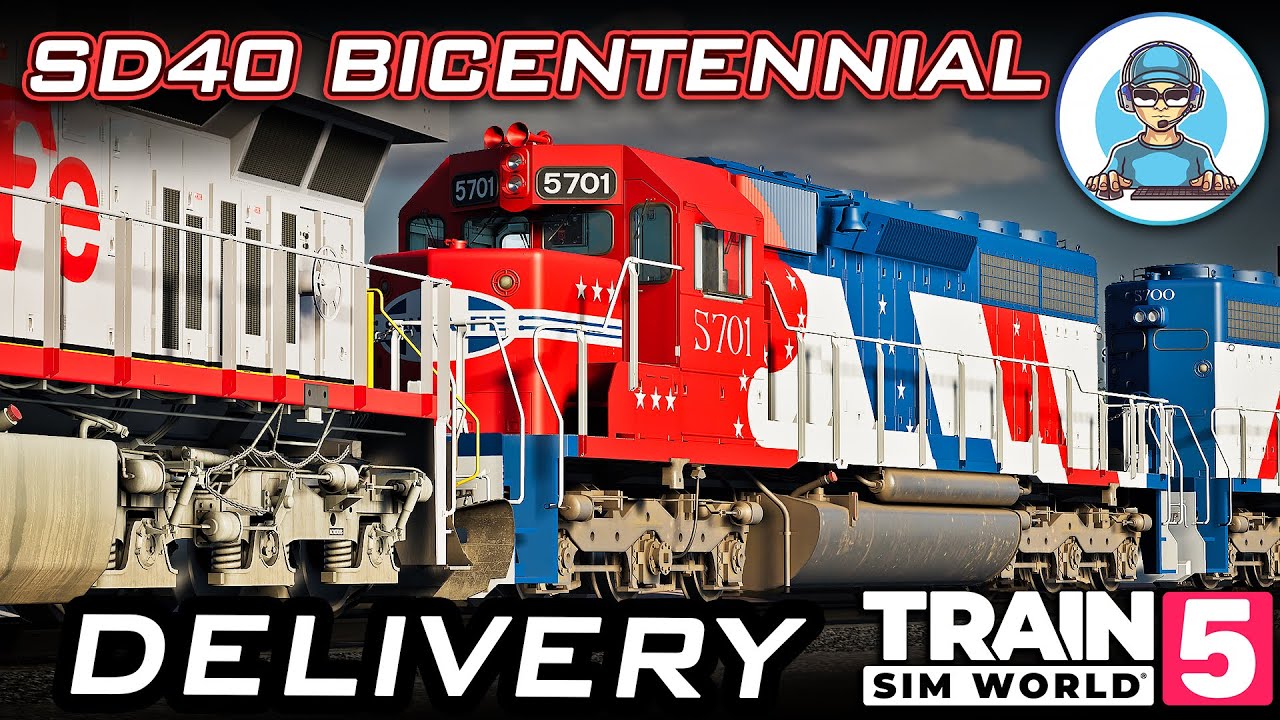 EMD SD40-2 Bicentennial Delivery (Custom Livery) @TrainSimWorld - YouTube