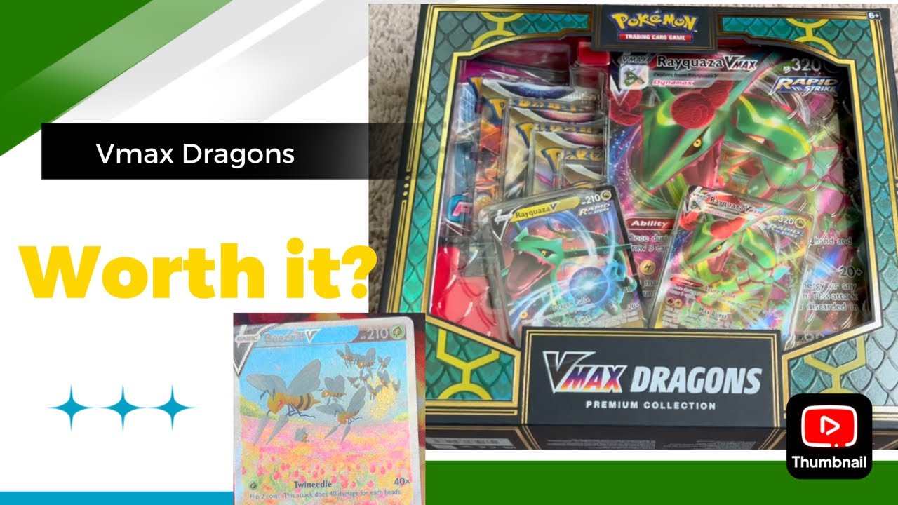 I opened a Vmax Dragons Premium Collection - YouTube