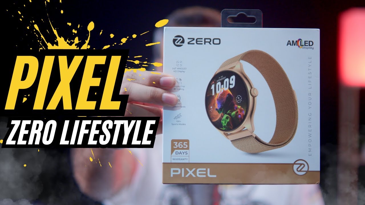 PIXEL Amoled Display Smartwatch with Milanese Band by Zero Lifestyle ...