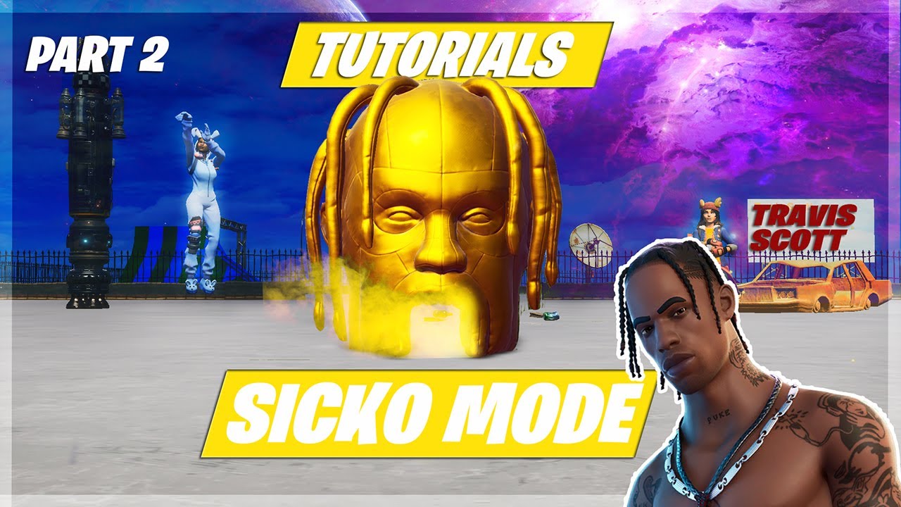 Travis Scott - SICKO MODE (TUTORIAL) in Fortnite Music Block [PART 2 ...