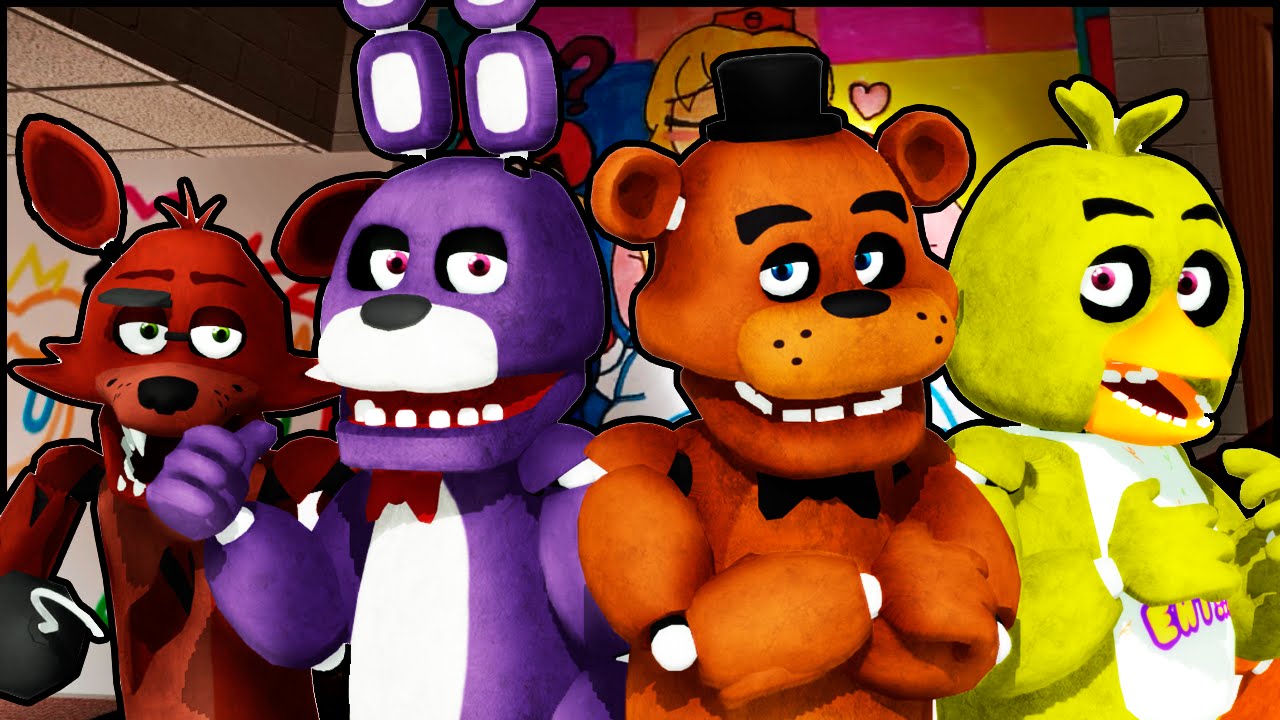 FIVE NIGHT AT FREDDY'S OS ANIMATRONICS Os Heróis da Resistencia - YouTube