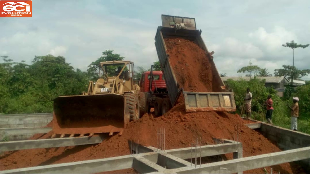 REALISATION BTP DUPLEX R+1 A SANTA BARBARA DOUALA PAR LA SCI EVOLUTION - YouTube