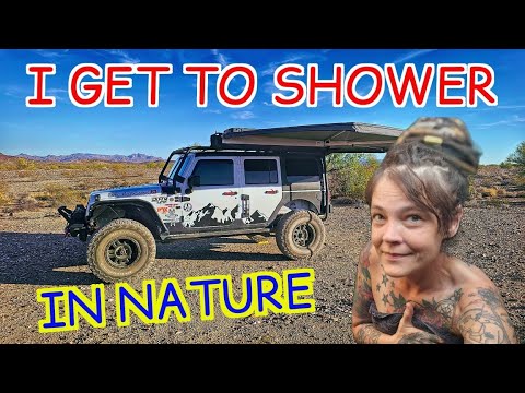How I Shower Living In A Jeep - YouTube