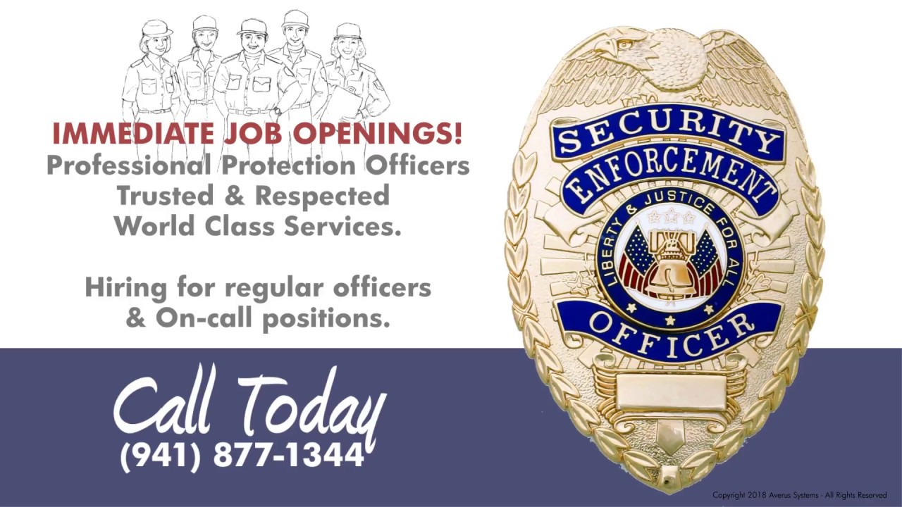 Security Officers Wanted - YouTube