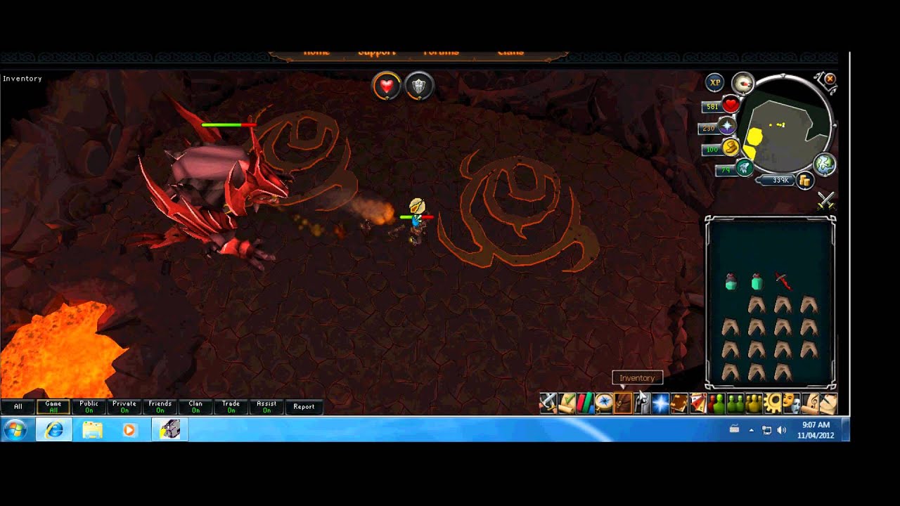 Runescape 2012 Jad Melee Guide - YouTube