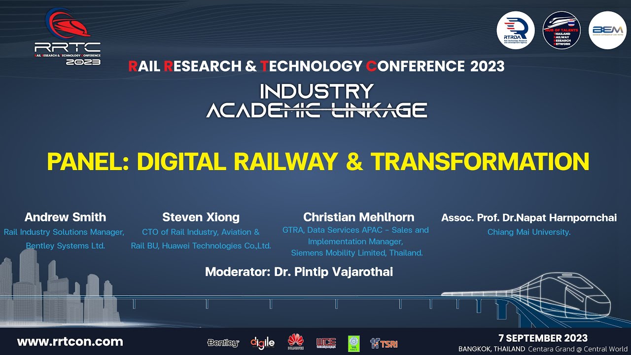 PANEL B: DIGITAL RAILWAY & TRANSFORMATION: RRTC2023 - YouTube