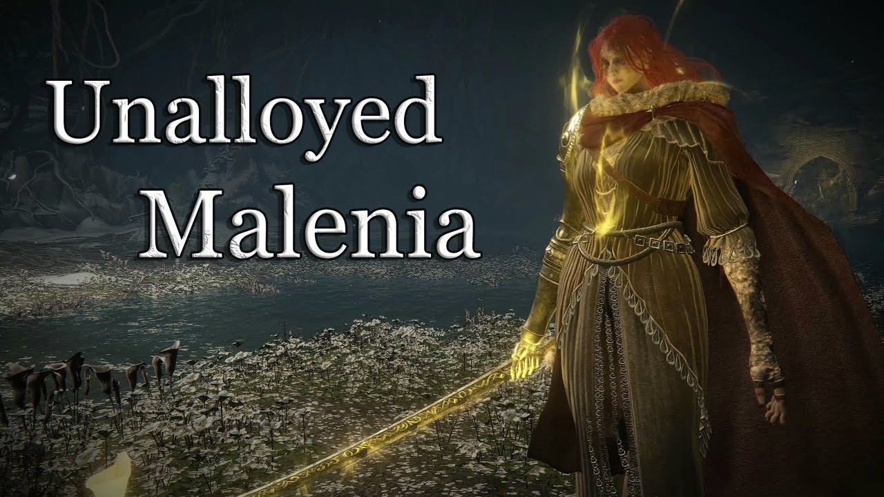 ELDEN RING: Can Unalloyed Malenia Survive Black Knives ? - YouTube