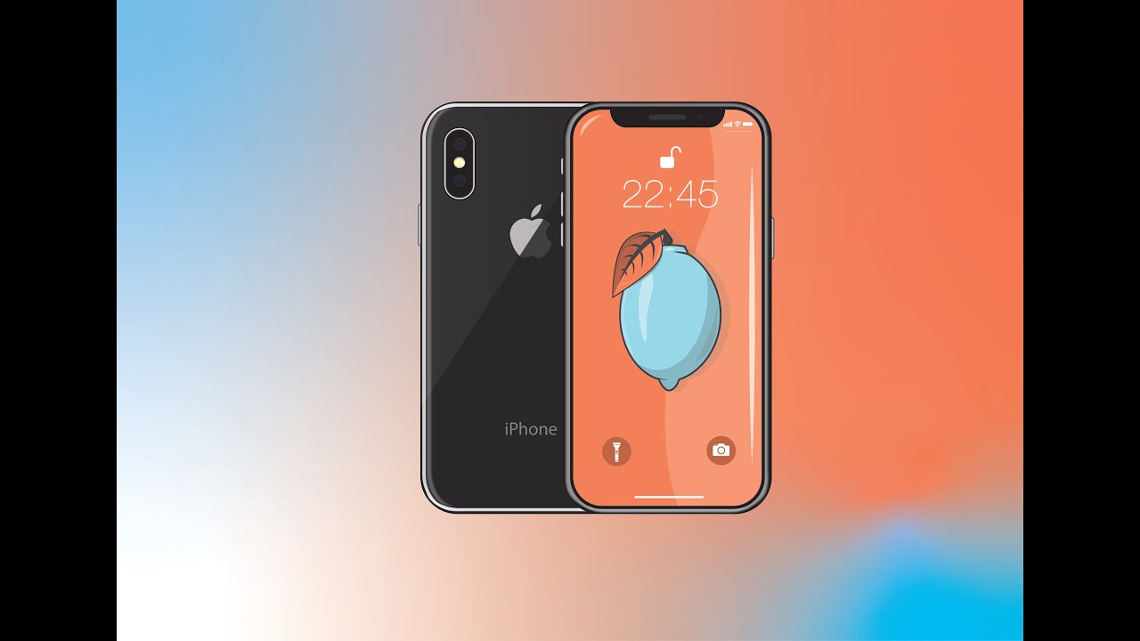 DRAW WITH ME - Adobe Illustrator iPhone X - YouTube