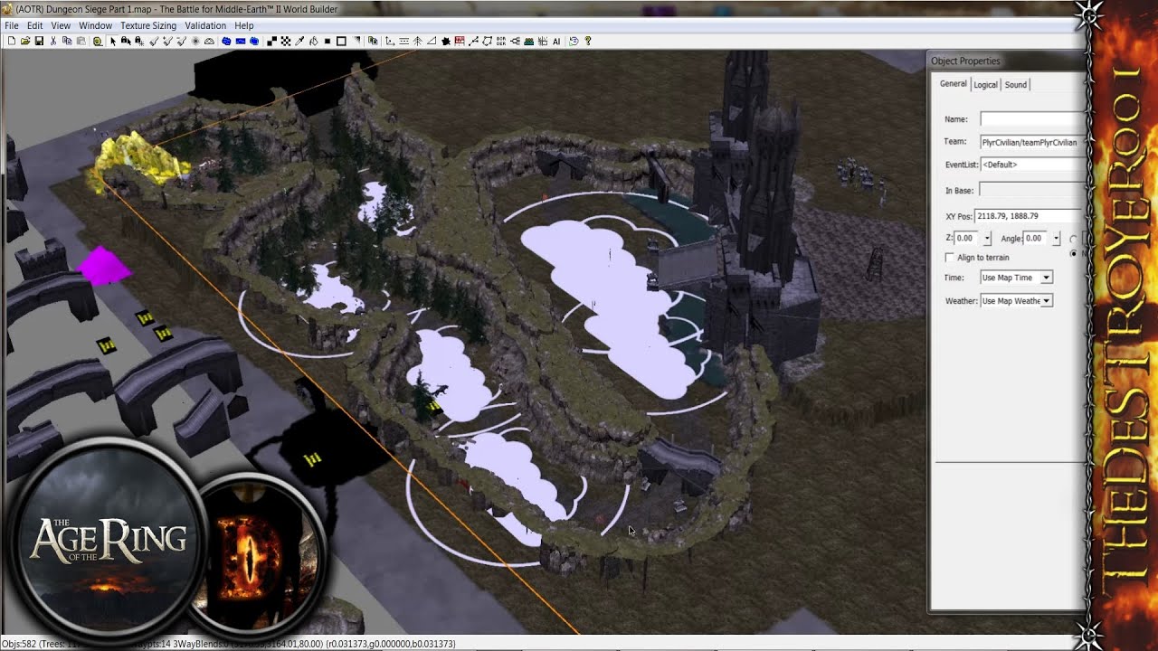 Some RotWK AotR Map Making #7 [Oct. 10, 2019] - YouTube