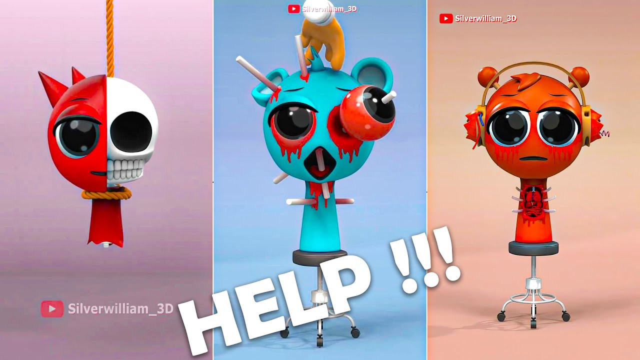 HELP Sprunki Raddy and Sky and Oren Incredibox Sprunki Animation # ...