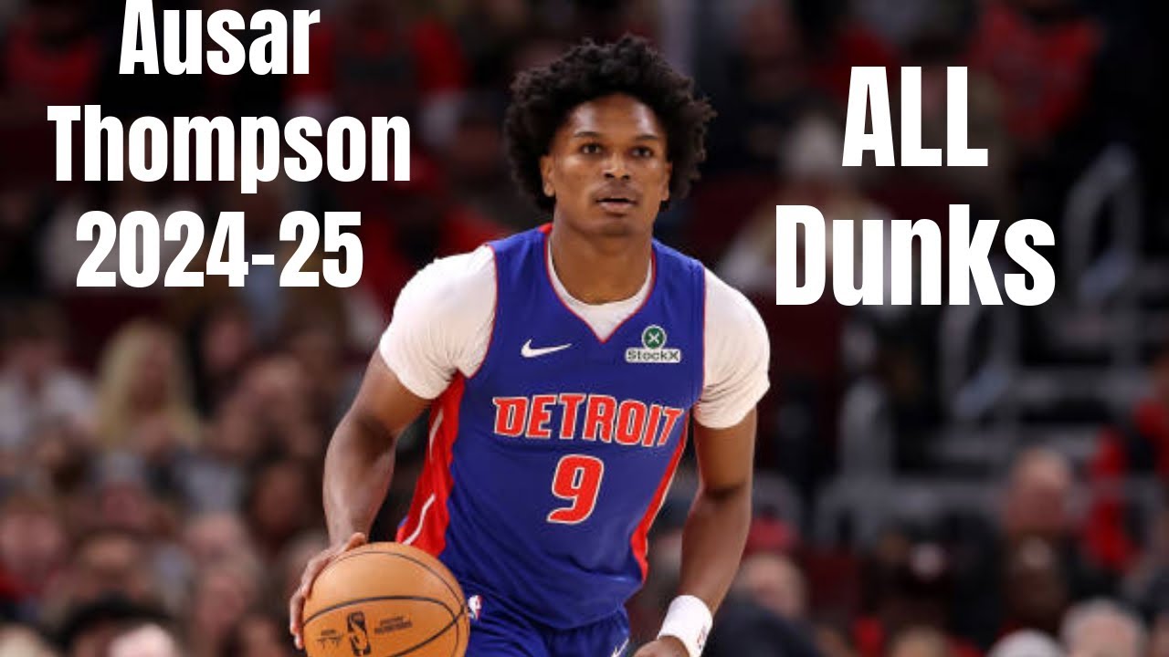 Ausar Thompson 2024-25 ALL Dunks - YouTube