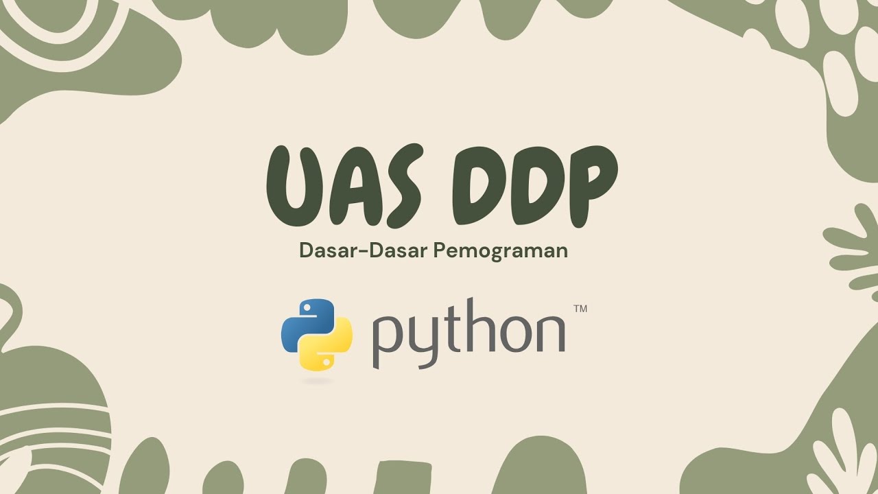 UAS Dasar Dasar pemograman - YouTube