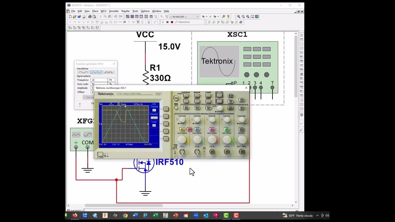 Mosfet Characteristics Lab-322 - YouTube