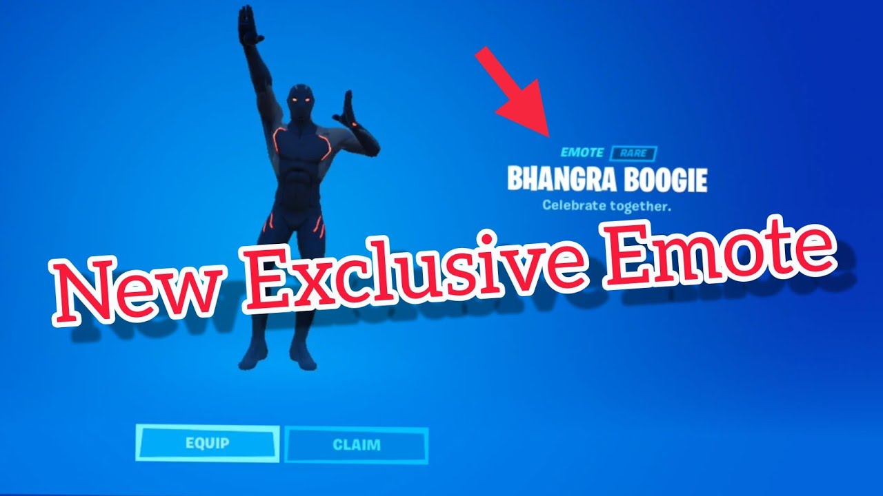 Fortnite *How to unlock/claim the new Bhangra Boogie Emote* One Plus ...
