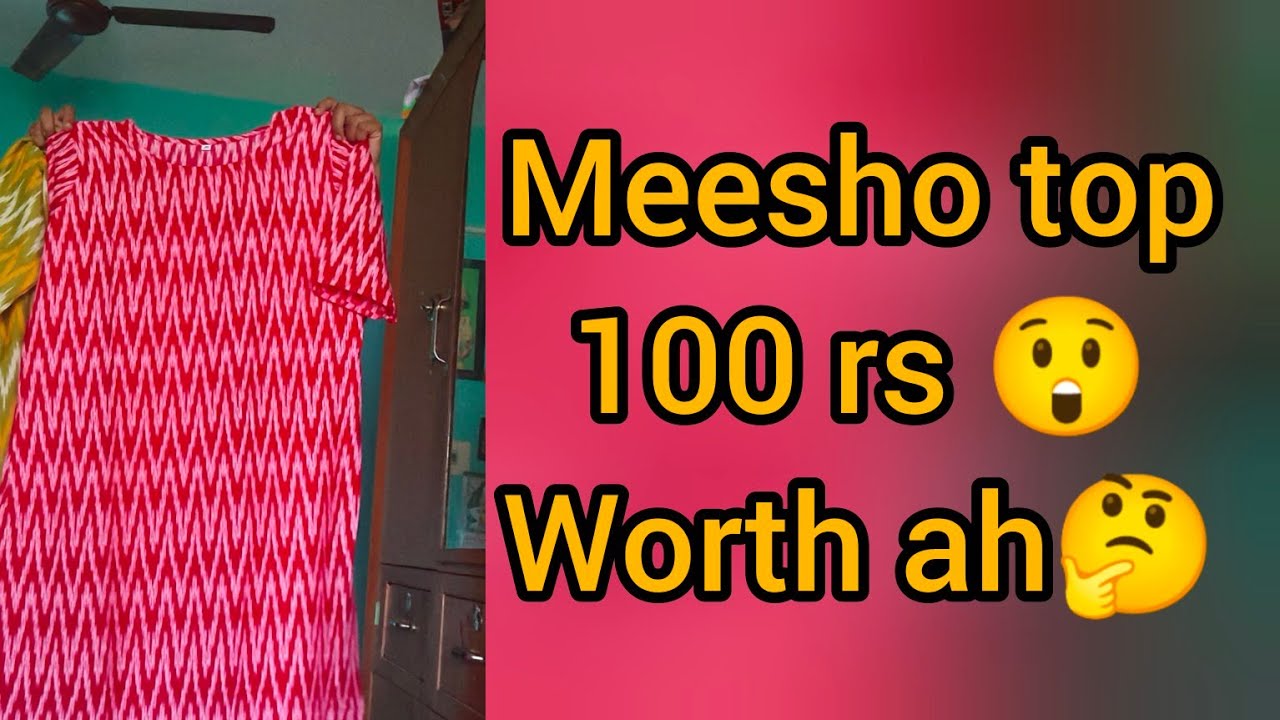 Meesho top 100 rs😲🤔Meesho top review #meesho #meeshoshopping # ...