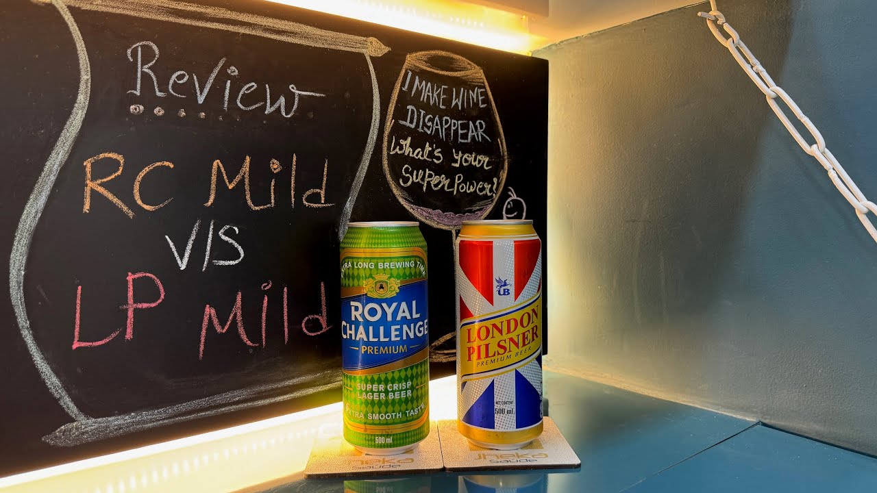 Comparison of Royal Challenge Mild Vs London Pilsner Mild Beer | Mild ...