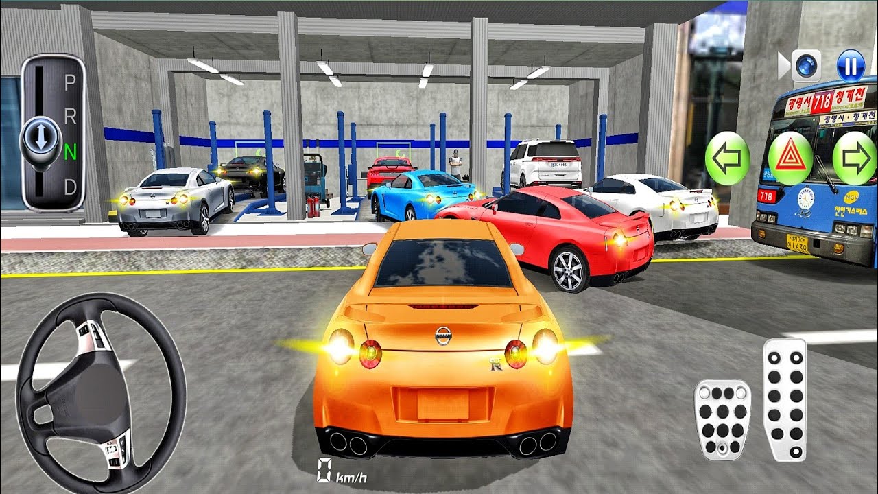 3D New Orange Mercedes Cars For Parking! 3D Driving Class Simulation ...