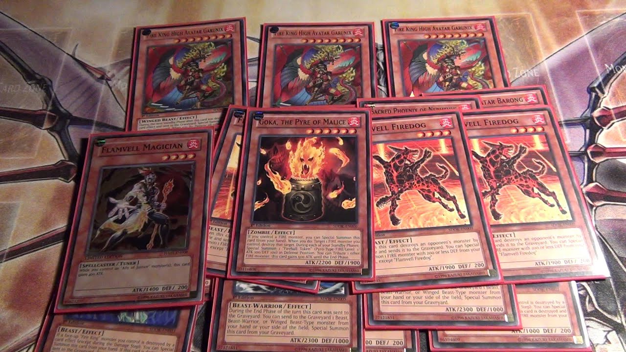 Yugioh Fire King Deck Profile - YouTube