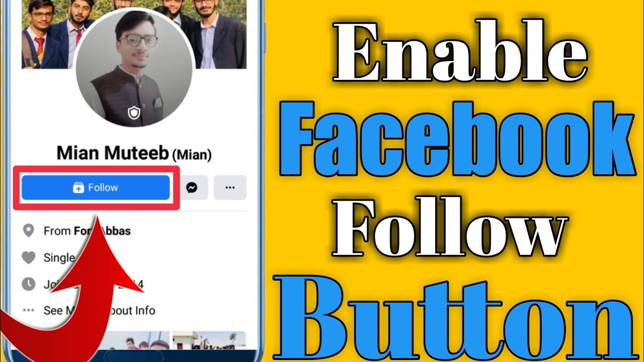 How to enable follow option on Facebook profile - YouTube