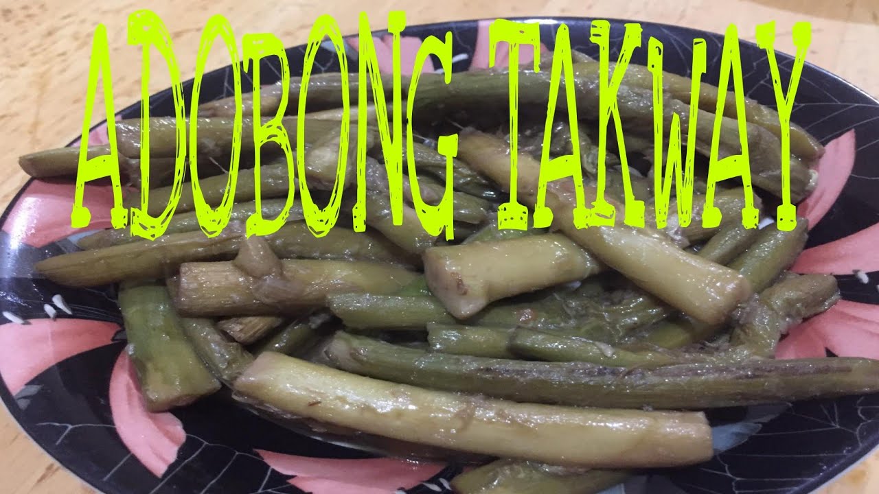 HOW TO COOK ADOBONG TAKWAY WITH BAGOONG - YouTube