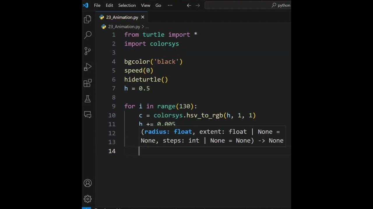 Python🐍 Python Turtle Graphics Coding Programming Pythonlearning Viralshorts Shorts