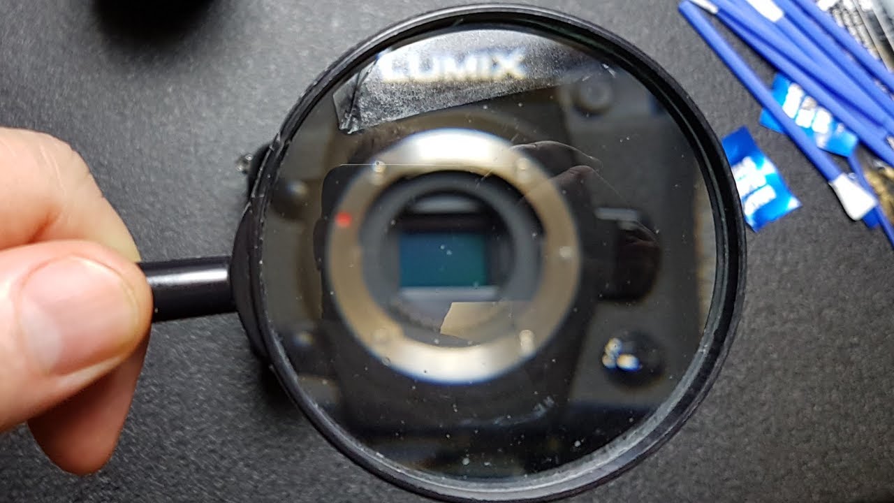 Cleaning my micro four thirds camera sensor...not that hard to do ...