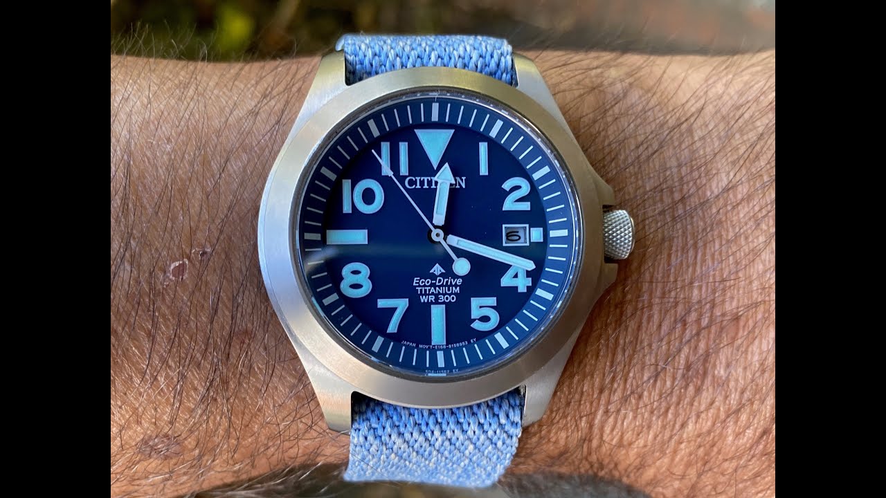 Citizen Eco Drive Promaster Tough - strap options - YouTube