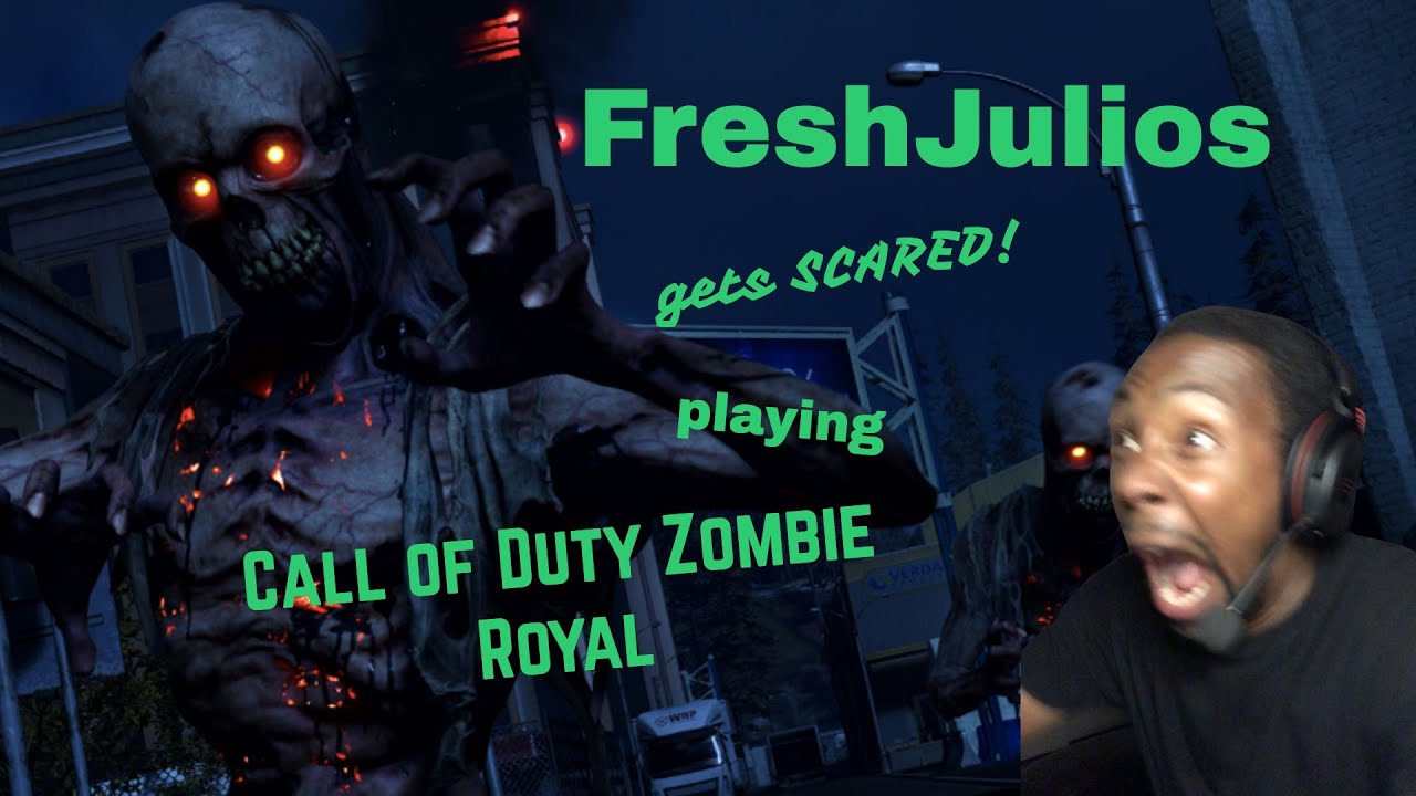FreshJulios gets SCARED Call of Duty®: WARZONE ZOMBIES - YouTube