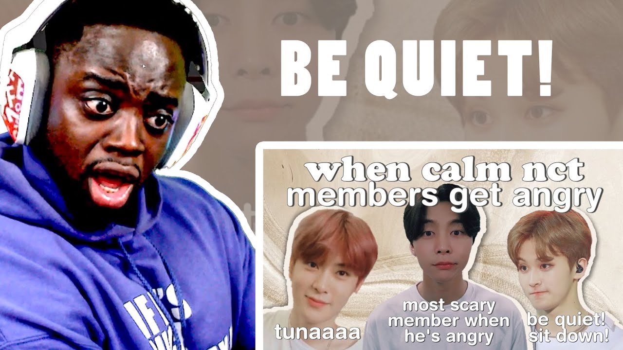 MUSALOVEL1FE Reacts to when nct's calm members gets angry - YouTube