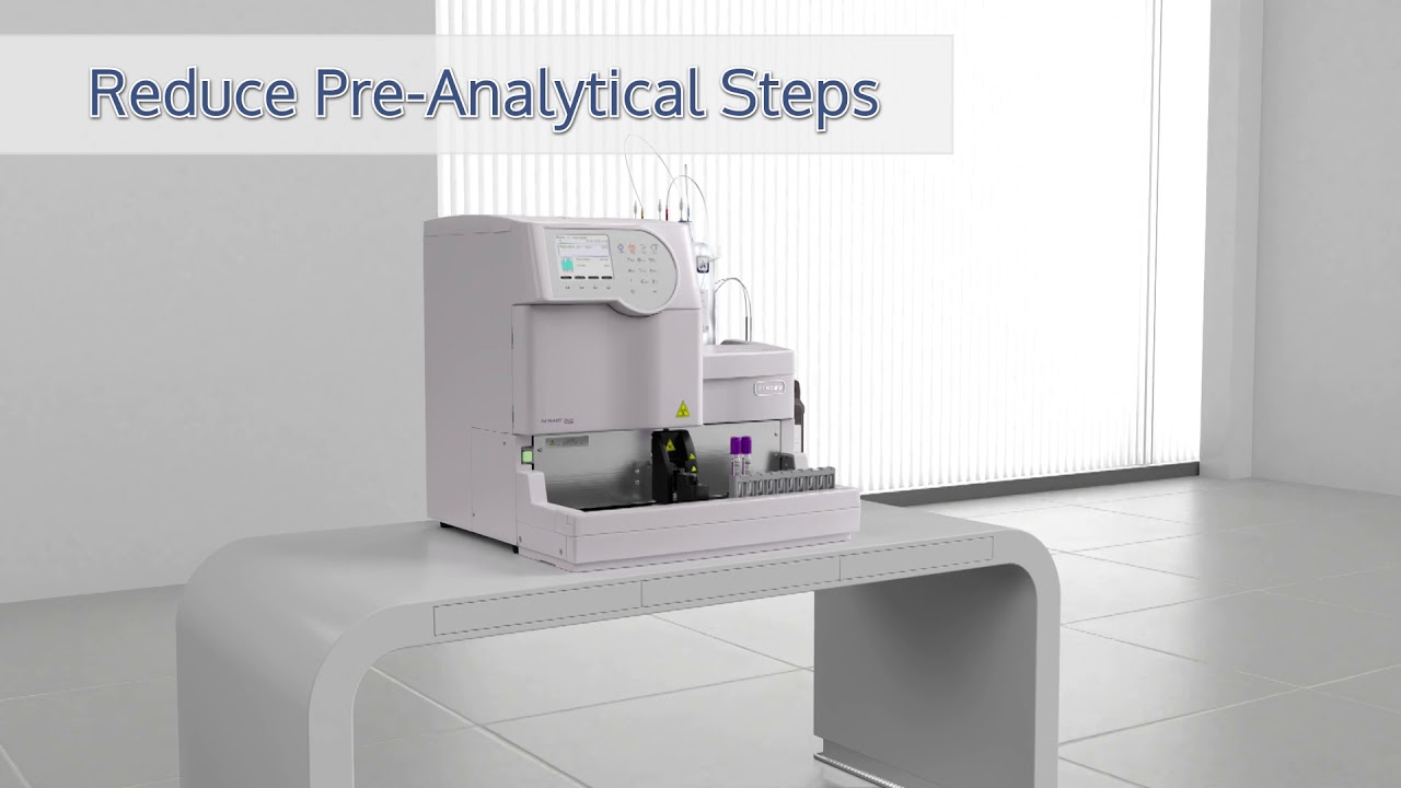 ARKRAY ADAMS A1c HA 8180V Analyzer - YouTube
