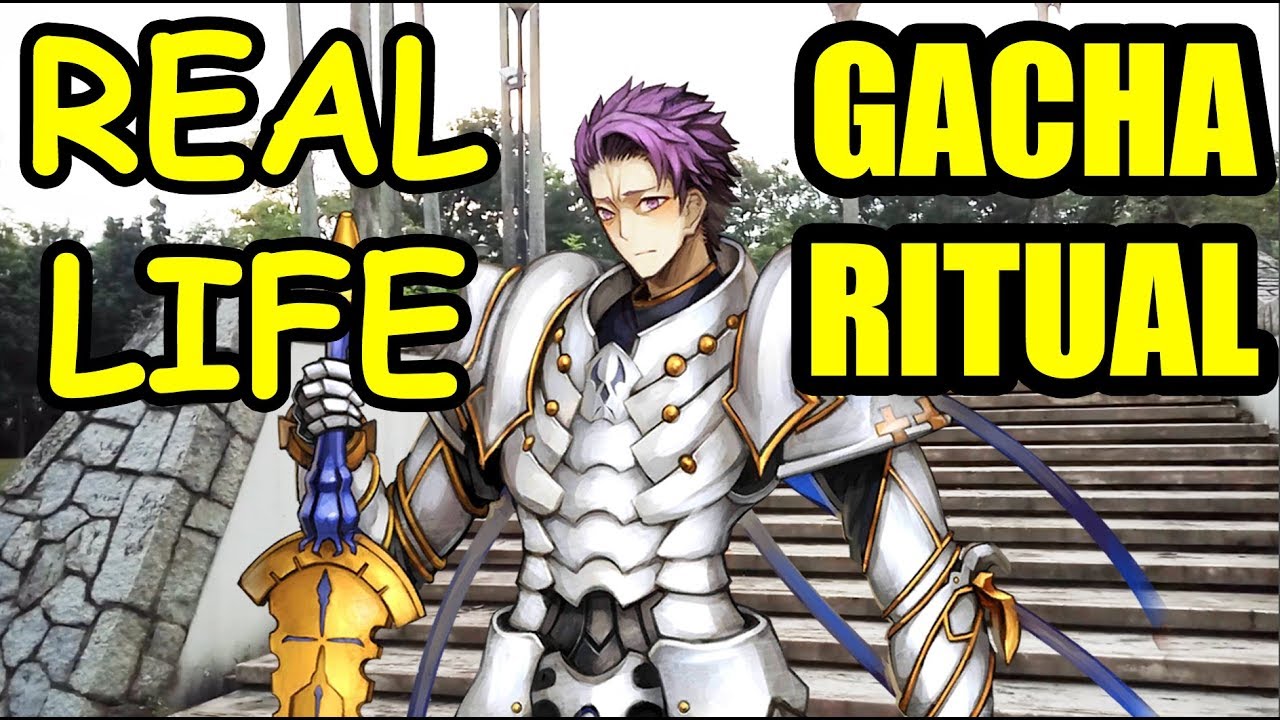 Fate/Grand Order - CAMELOT GACHA REAL LIFE SUMMONING RITUAL【FGO】 - YouTube