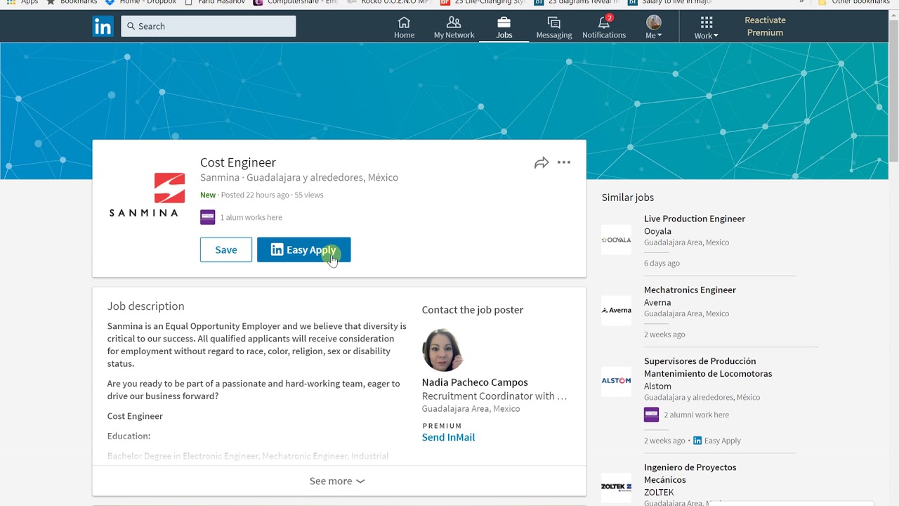 LinkedIn's Easy Apply - how to apply for the job in less than a minute ...