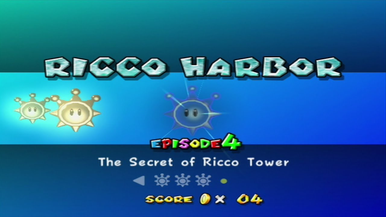 Super Mario Sunshine - Ricco Harbor - Episode 4: The Secret of Ricco ...