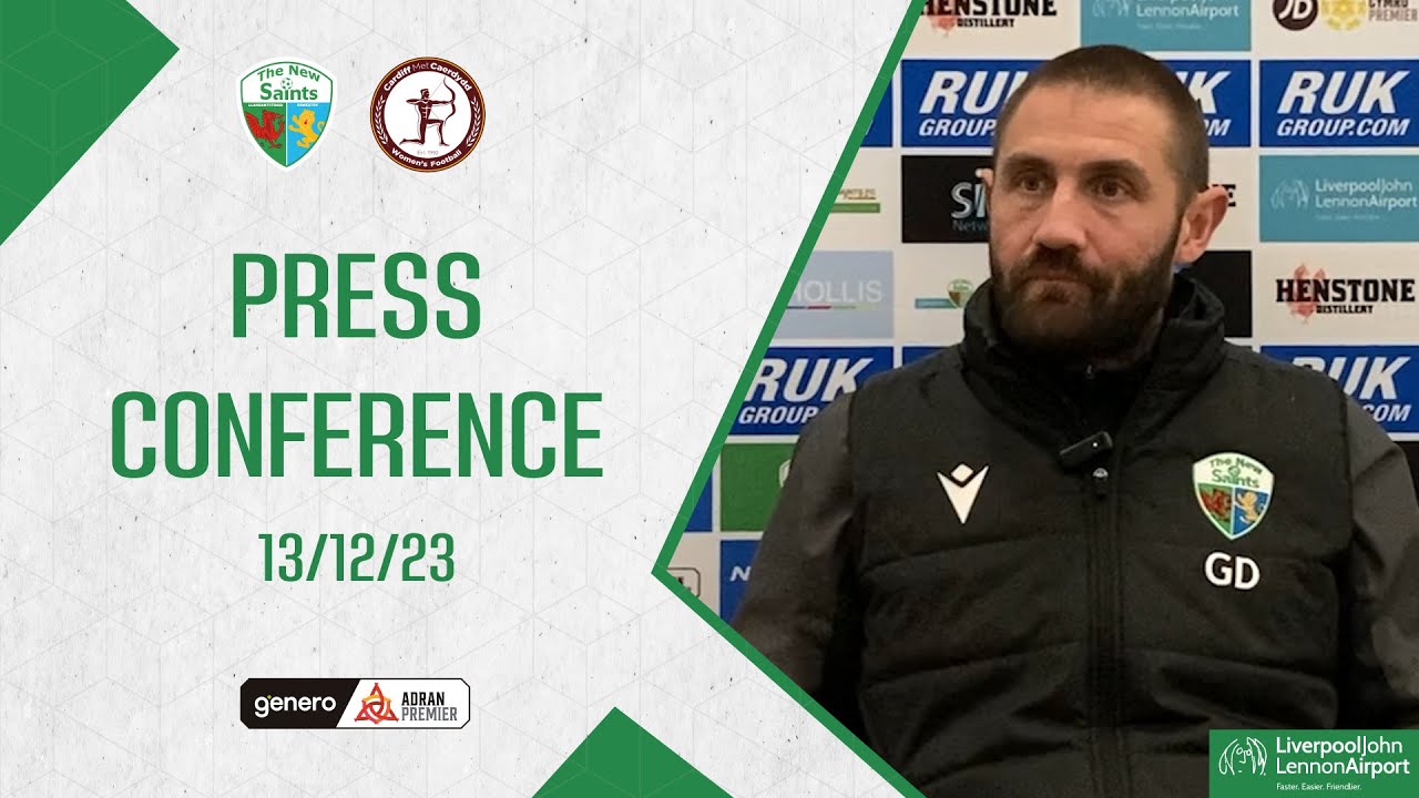 PRESS CONFERENCE | Greg Draper | Cardiff Met WFC | 13/12/23 - YouTube